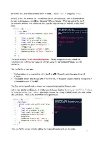 Cis 1403 lab1- the process of programming | PDF