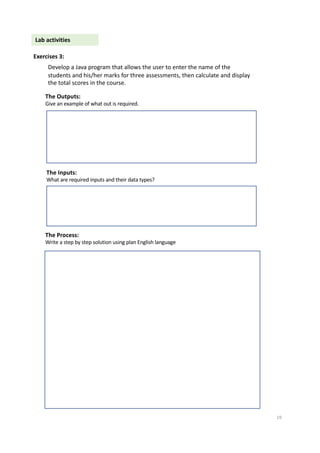 Cis 1403 lab1- the process of programming | PDF | Free Download