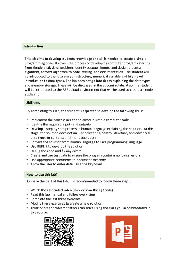 Cis 1403 lab1- the process of programming | PDF