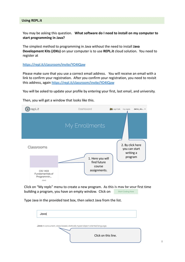 Cis 1403 lab1- the process of programming | PDF