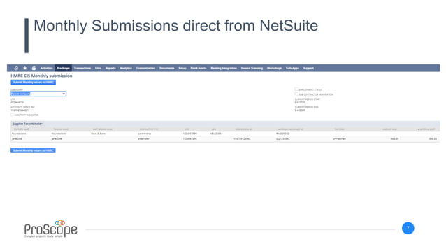 ProScope CIS for NetSuite | PDF