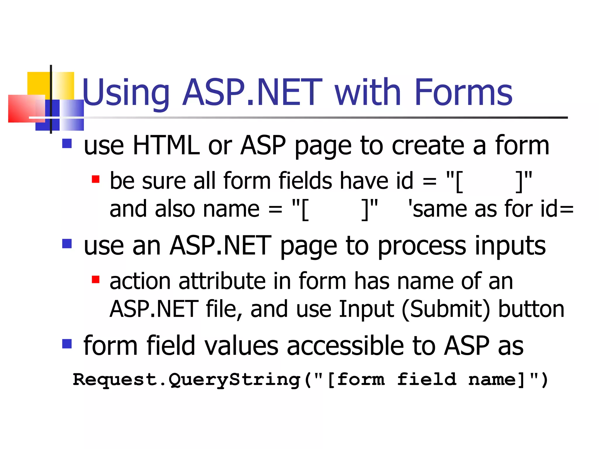 CIS 451: Introduction to ASP.NET