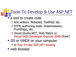 CIS 451: Introduction to ASP.NET