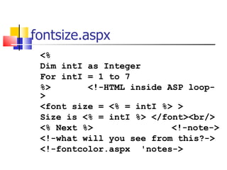 CIS 451: Introduction to ASP.NET