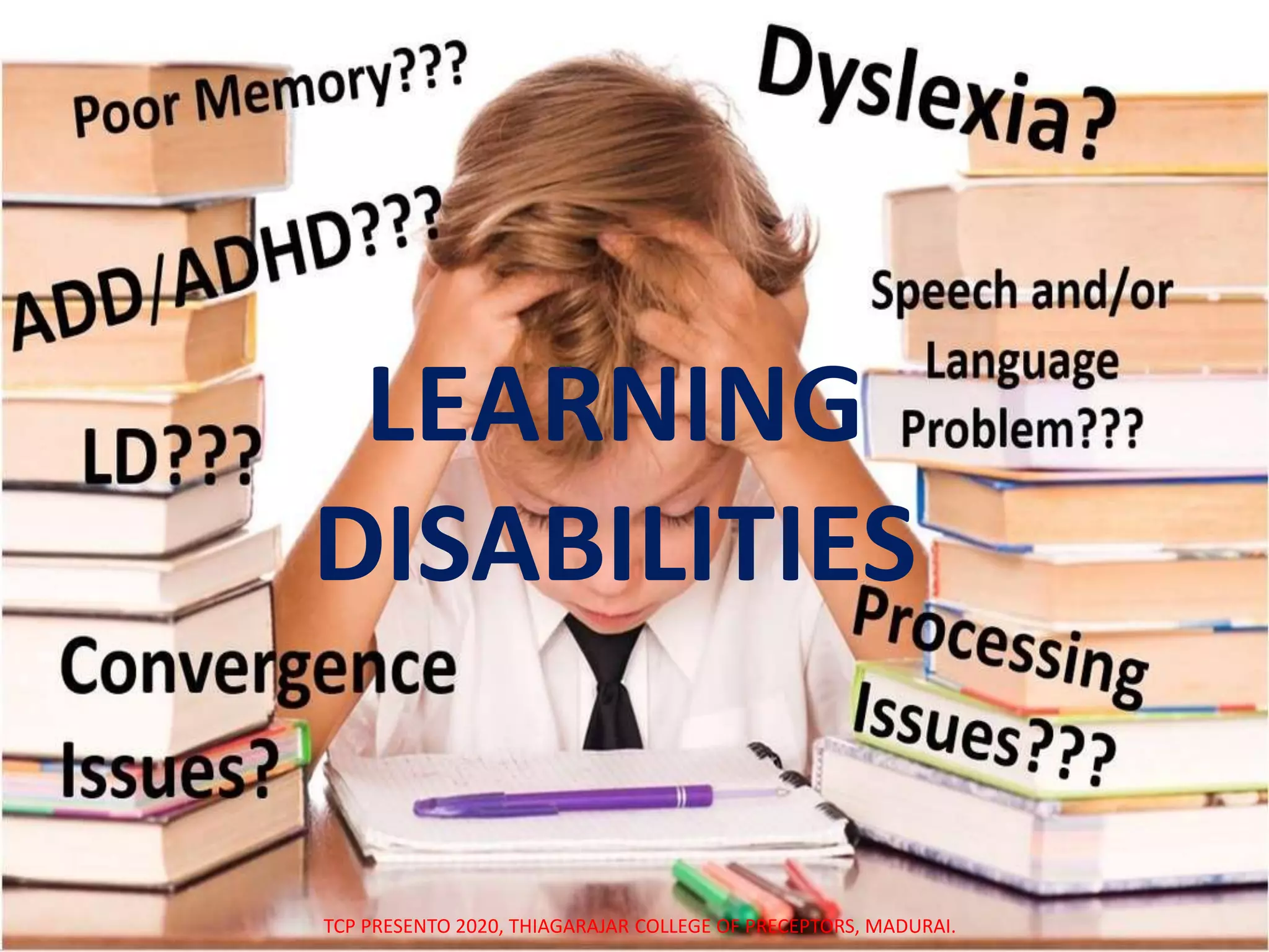 LEARNING DISABILITY | PPTX