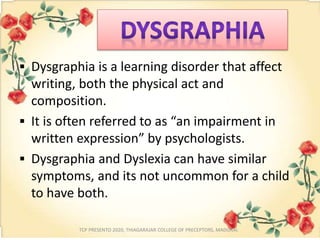 LEARNING DISABILITY | PPTX