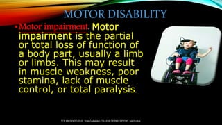 UNDERSTANDING THE DISABILITY | PPTX