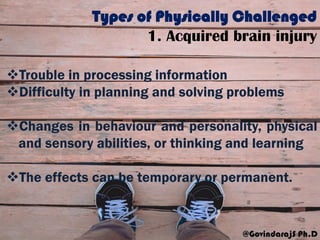 Creating an Inclusive School - Unit 1 Understanding the Disability – 3 ...