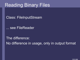 cis083_javaIOv gvhjvjkbkjbkjbjkbklbj.ppt