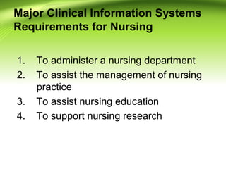 Implementing and Upgrading Clinical Information Systems | PPT