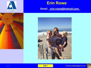 Cis1-193-Rowe-Erin-exam 2 b(handson-lab) | PPTX