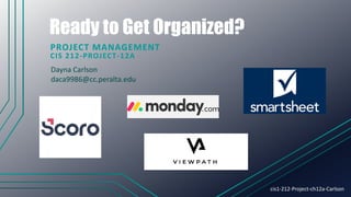 Cis1 212-project-ch12a-carlson | PPTX | Computer Software and ...