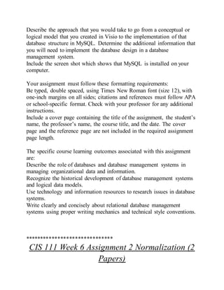 Cis 111 Education Redefined - snaptutorial.com