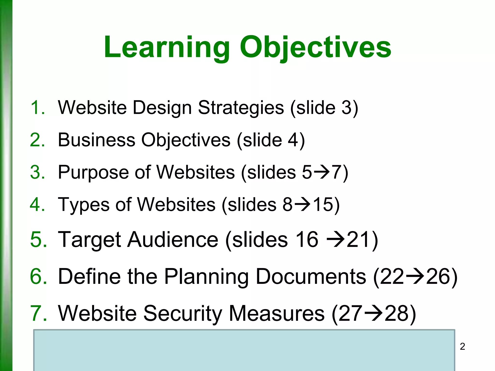 CIS1203 Web Design Principles - Part 1 | PPT