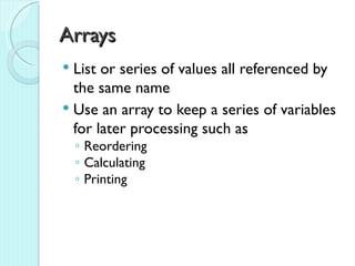 Cis166 Final Review C# | PPT