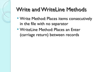 Cis166 Final Review C# | PPT
