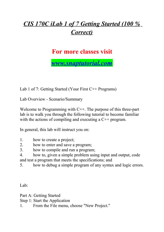 Cis 170 Effective Communication / snaptutorial.com