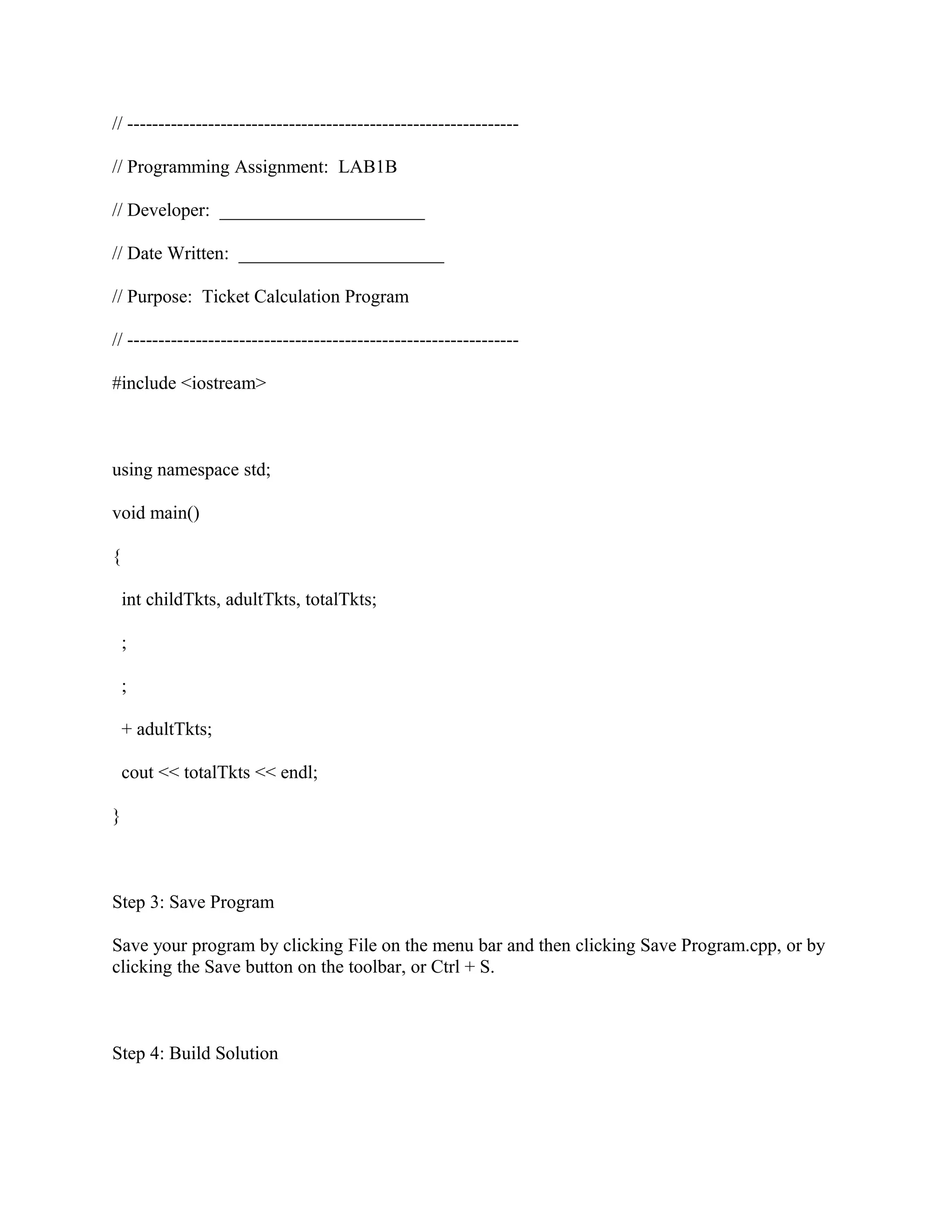 Cis 170 c ilab 1 of 7 getting started | PDF | Free Download