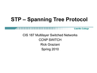 Spanning Tree Protocol | PPT