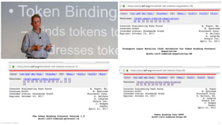 Beyond Bearer: Token Binding as the Foundation for a More Secure Web | PPT