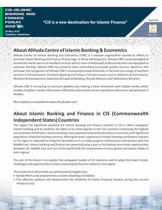 CIS - Islamic Banking and Finance Forum | PDF