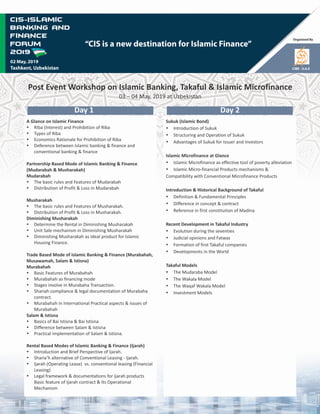 CIS - Islamic Banking and Finance Forum | PDF