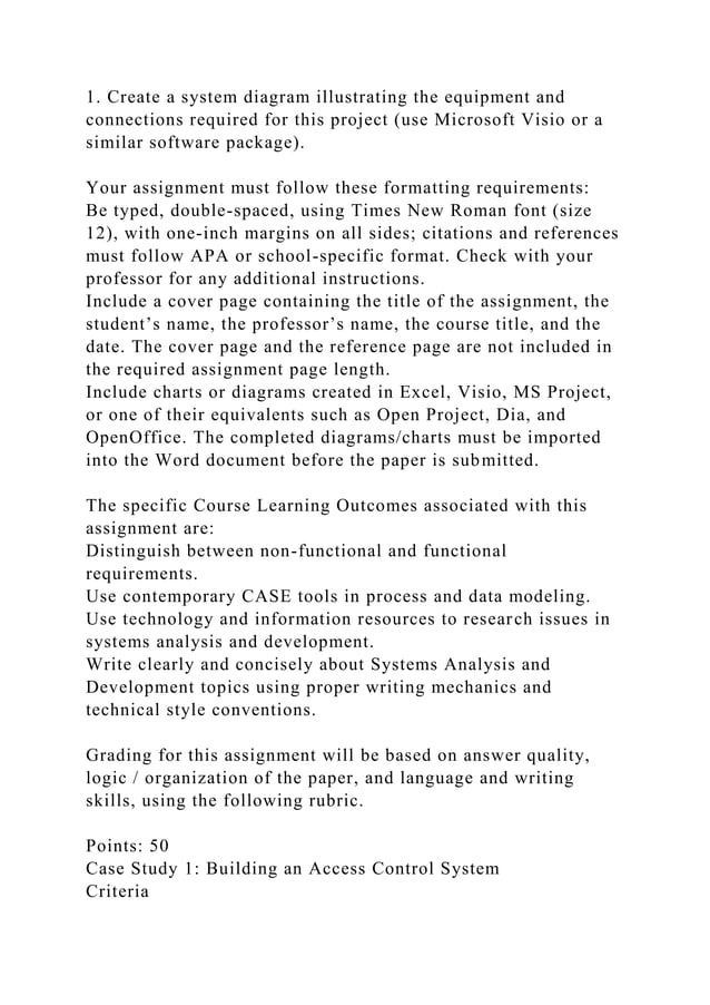 CIS 210 – Assignments and RubricsAssignment 1 Inventory Manag.docx