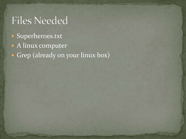 Using Regular Expressions in Grep | PPT Using Regular Expressions in Grep | PPT