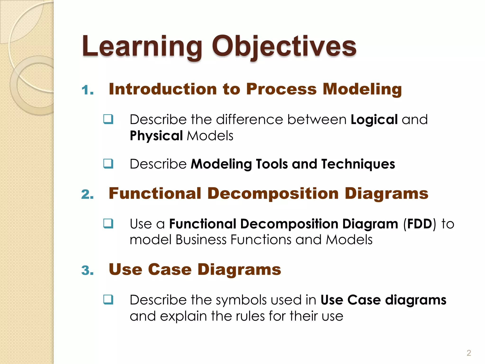 CIS 2303 LO3 Process Modeling | PPTX