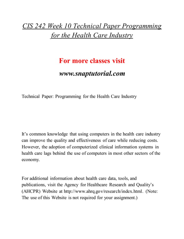 Cis 242 Success Begins / snaptutorial.com