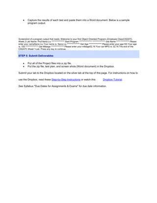 Cis247 a ilab 1 of 7 creating a user interface | PDF