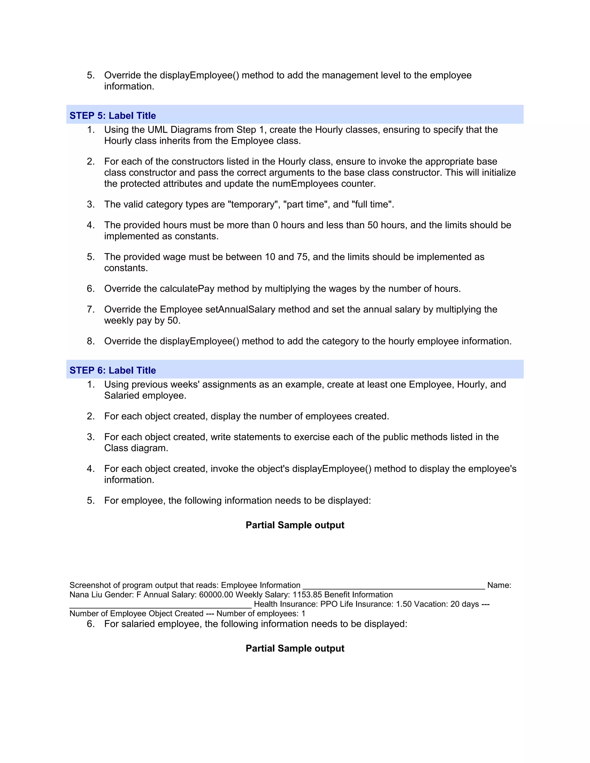 Cis247 i lab 5 inheritance | PDF