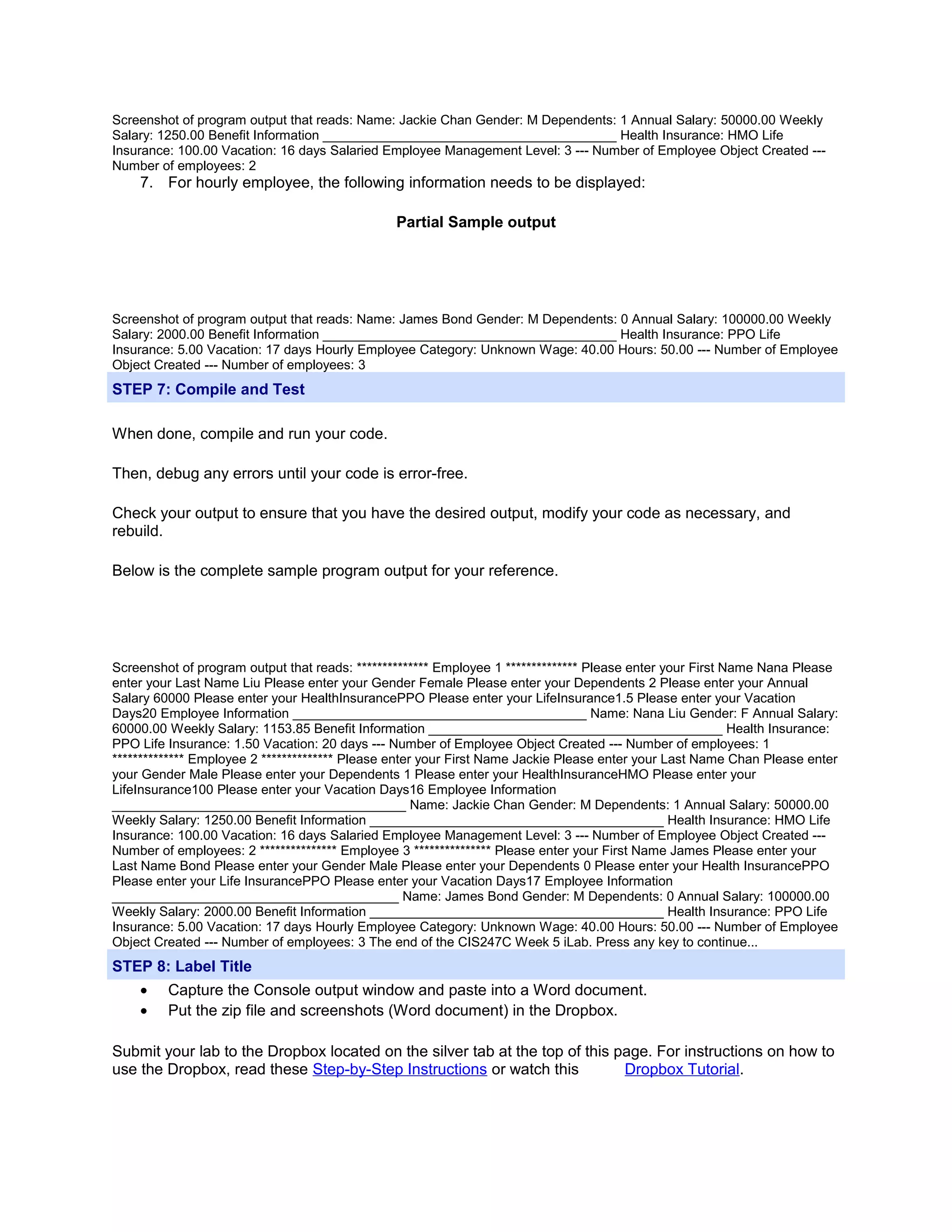 Cis247 I Lab 5 Inheritance Pdf