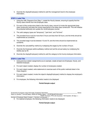 Cis247 i lab 5 inheritance | PDF