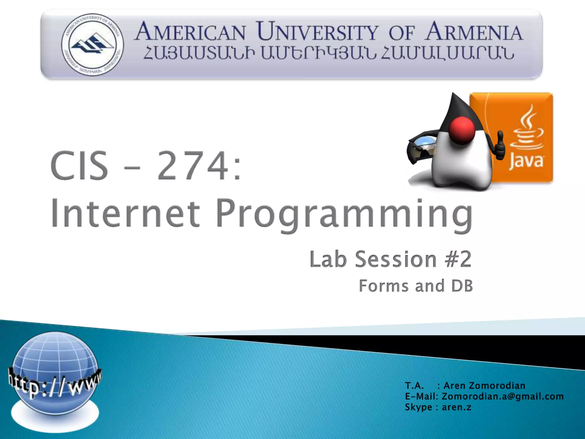 Web Technologies - forms and actions | PPT