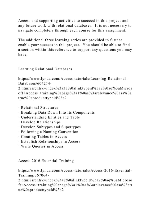Cis 3100 Database Design And Implementationscoring Rubricdocx 