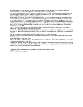 Cis 339 complete class i labs cis339 | PDF