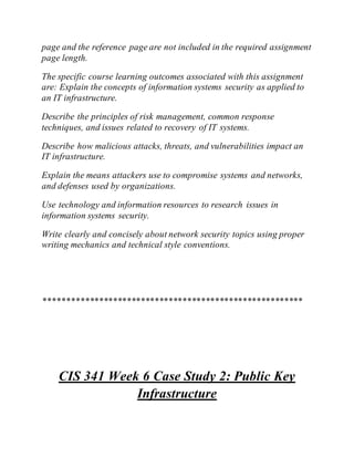 Cis 341 Enthusiastic Study - snaptutorial.com