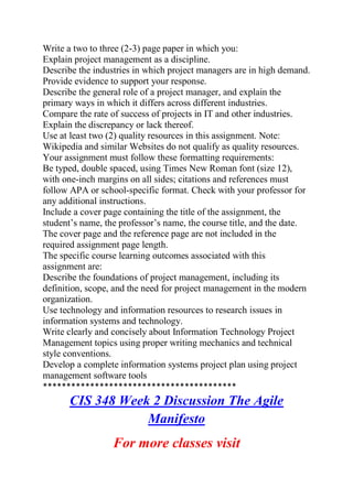 Cis 348 Enhance teaching / snaptutorial.com