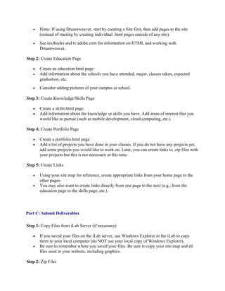 Cis363 a week 1 ilab 1 | PDF