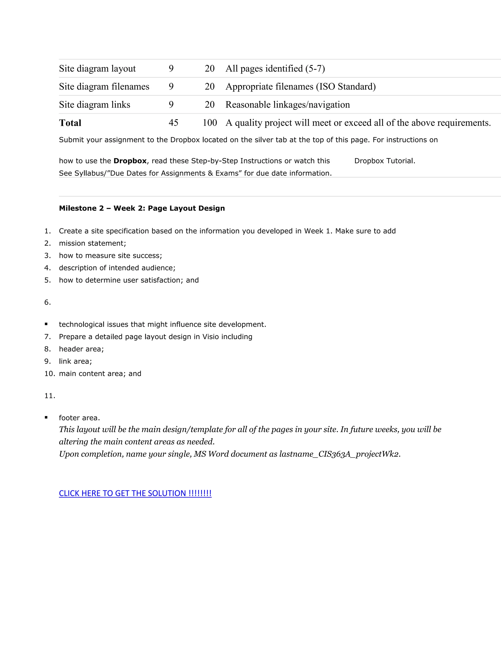 Cis 363 milestone 1 and 2 | DOCX