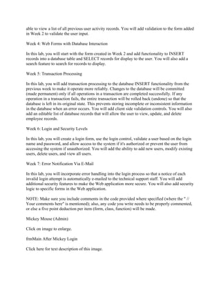 Cis407 a ilab 7 web application development devry university | PDF