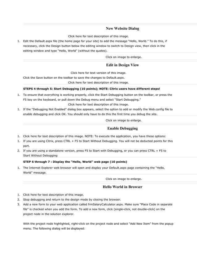 Cis 407 i lab 1 of 7 | DOCX