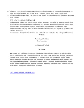 Cis 407 i lab 2 of 7 | DOCX | Web Design and HTML | Internet