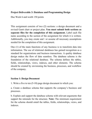Cis 498 Inspiring Innovation--tutorialrank.com | Databases | Computer Software and Applications