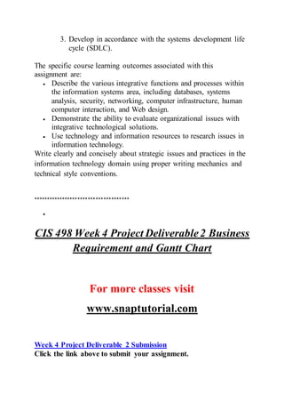 Cis 498 Exceptional Education - snaptutorial.com