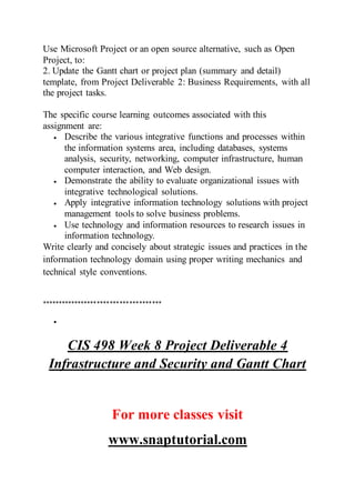 Cis 498 Exceptional Education - snaptutorial.com