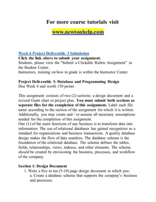 Cis 498 Extraordinary Success/newtonhelp.com | DOCX