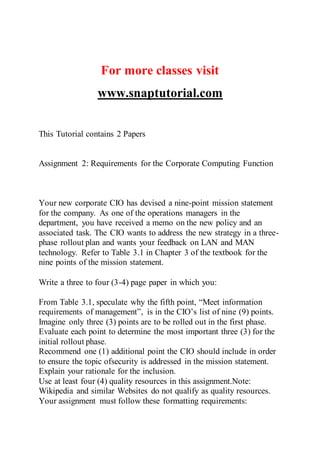 CIS 505 Effective Communication - snaptutorial.com