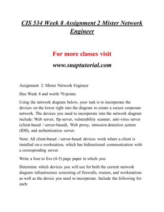 Cis 534 Enthusiastic Study / snaptutorial.com